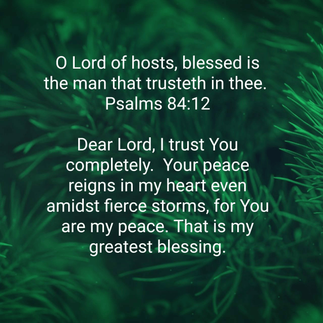 Psalm 84:12 Prayer | Praises & Phrases