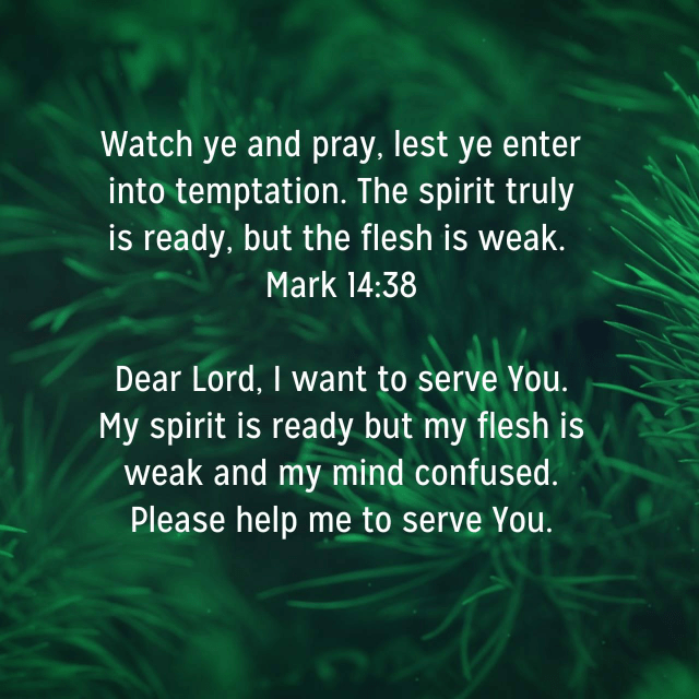 Mark 14:38 Prayer | Praises & Phrases