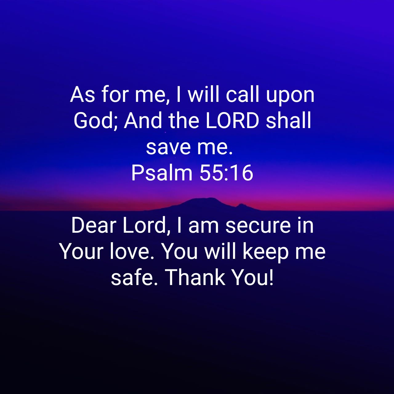 Psalm 55:16 Prayer | Praises & Phrases