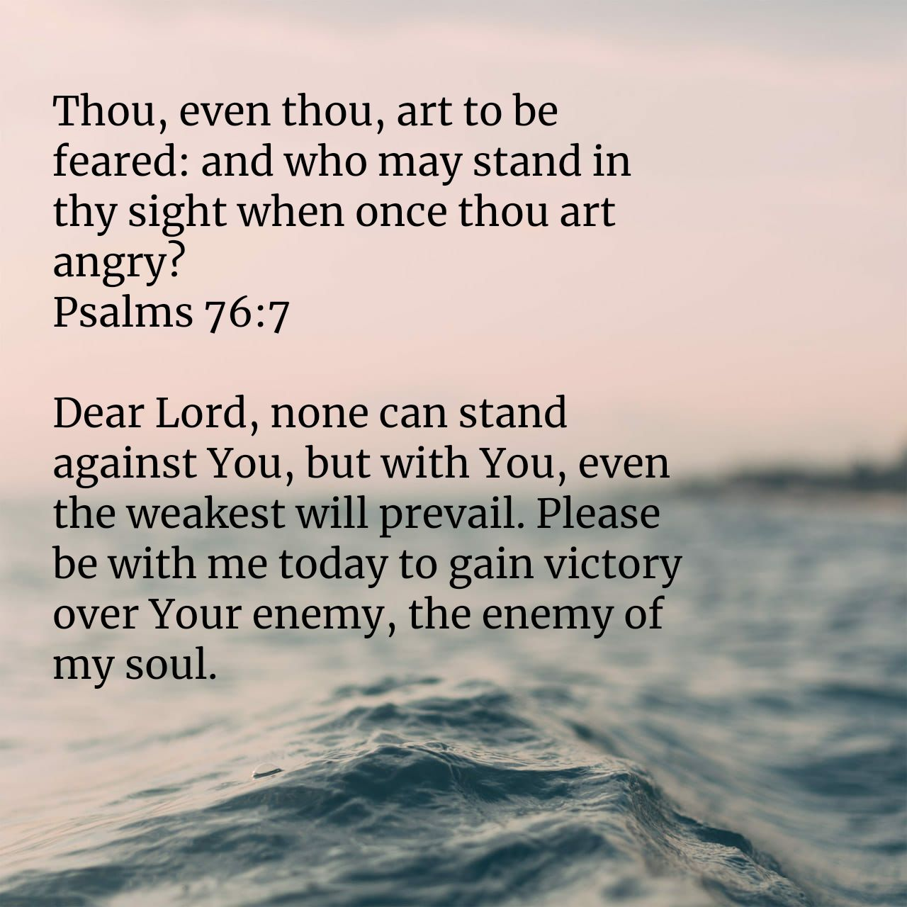 Psalm 76:7 Prayer | Praises & Phrases