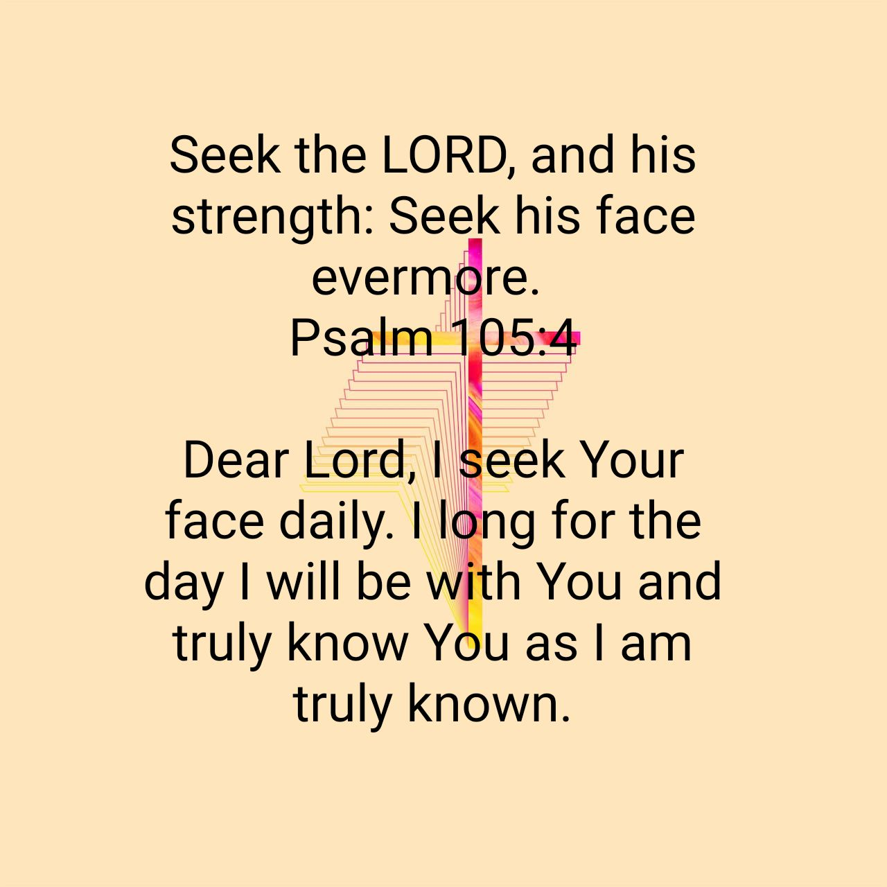 Psalm 105:4 Prayer | Praises & Phrases