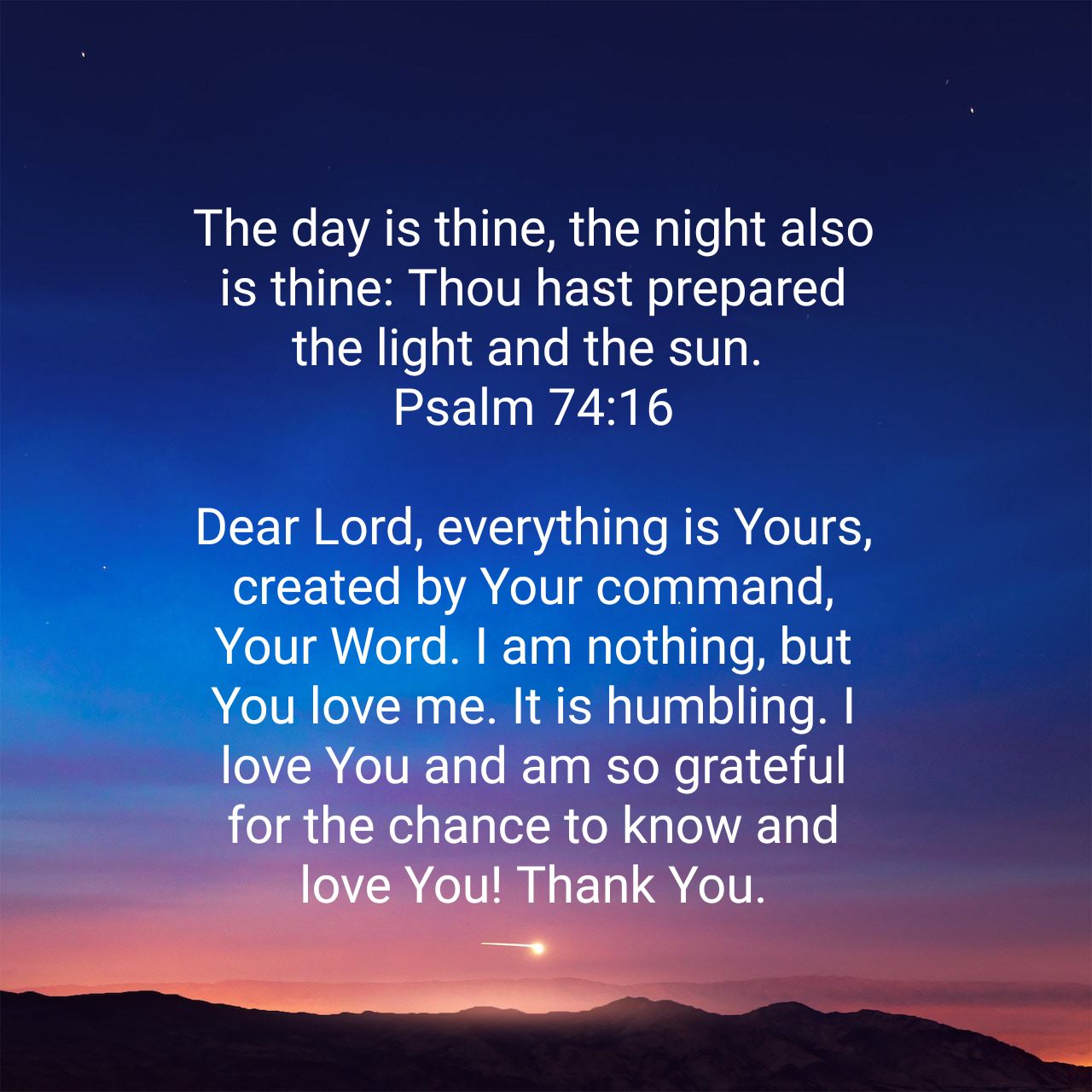 Psalm 74:16 Prayer | Praises & Phrases