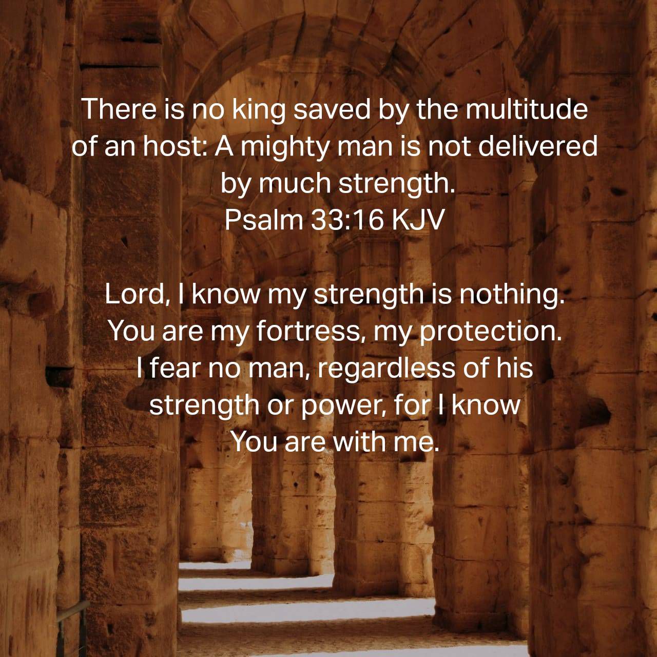 Psalm 33:16 Prayer | Praises & Phrases