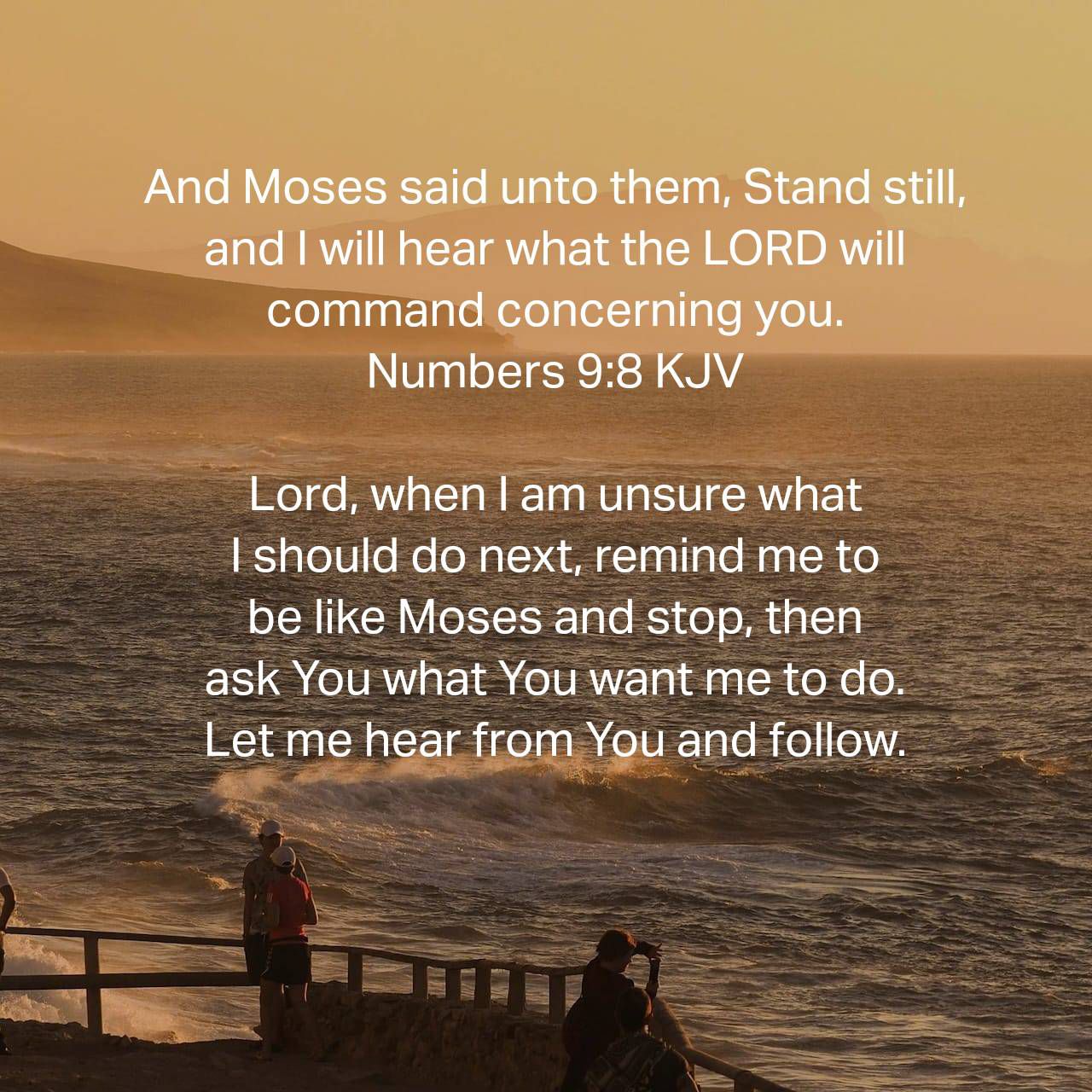 Numbers 9:8 Prayer | Praises & Phrases