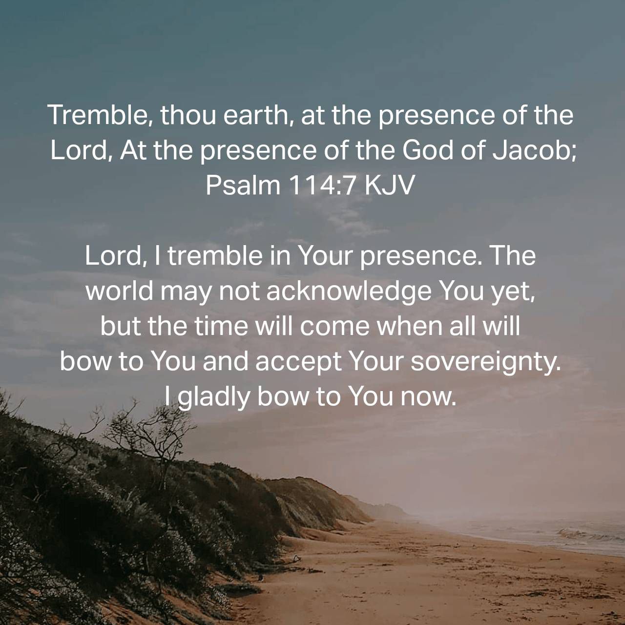 Psalm 114:7 Prayer | Praises & Phrases