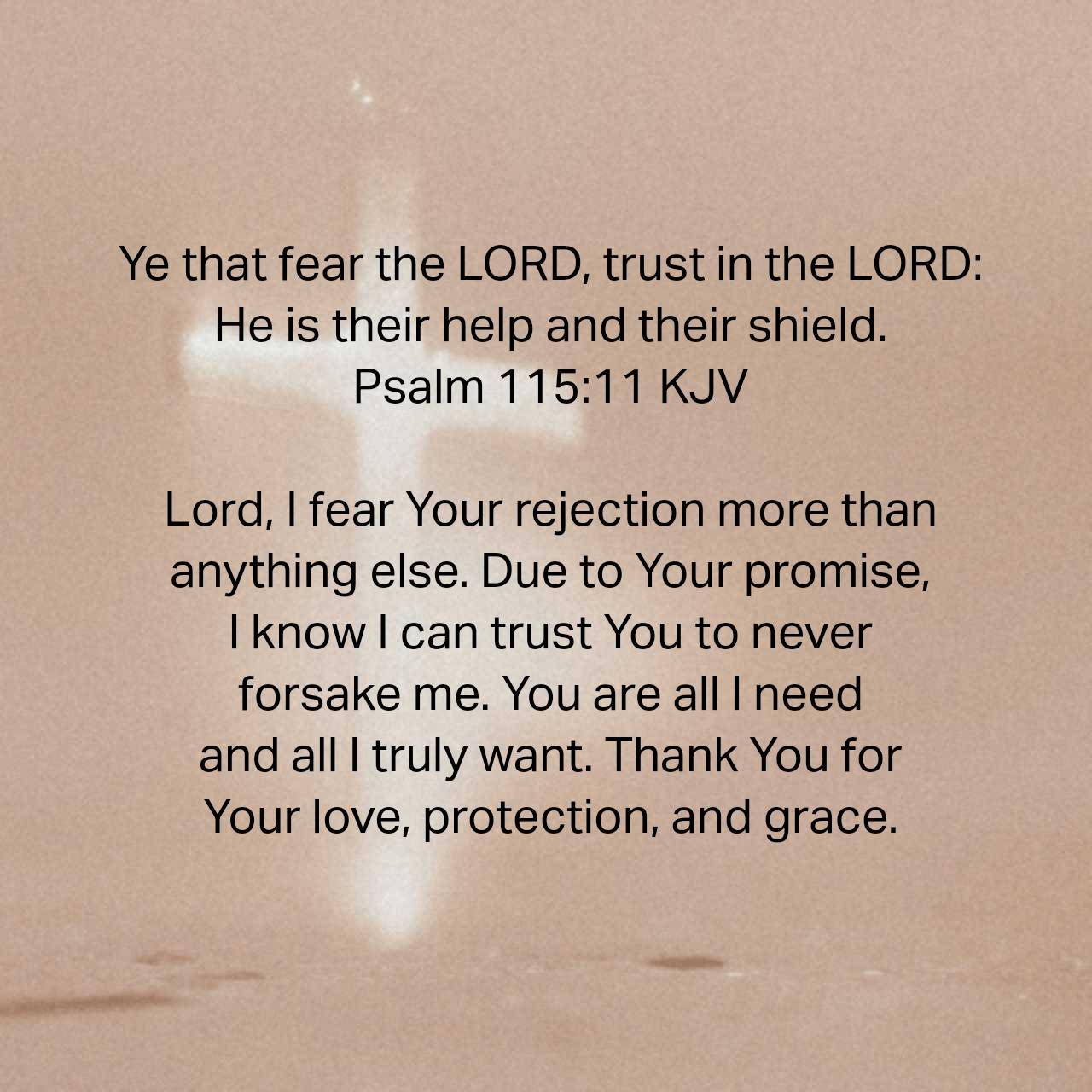 Psalm 115:11 Prayer | Praises & Phrases