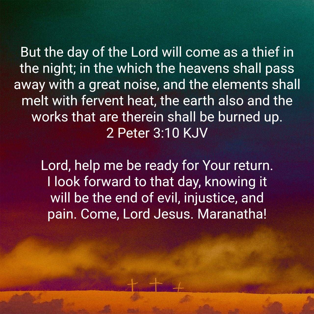 2 Peter 3:10 Prayer | Praises & Phrases